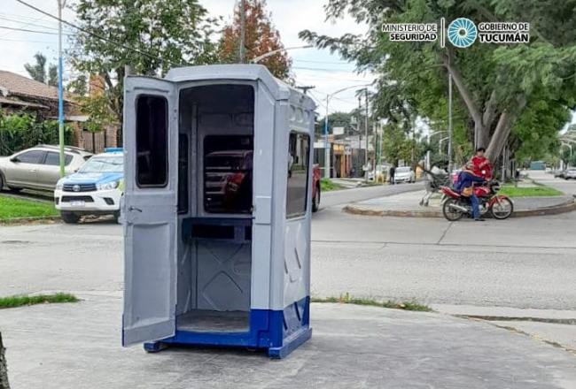 Instalaron una nueva garita preventiva en el barrio Ampliación Congreso ...